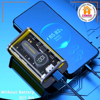 PD22.5W Nothing Power Bank Case Transparent Power Bank Fast Charging ...